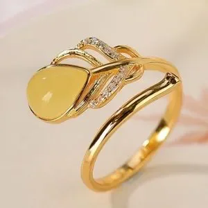 Jewelry | 18k Gold Plating Over 925 Sterling Silver Natural Yellow ...